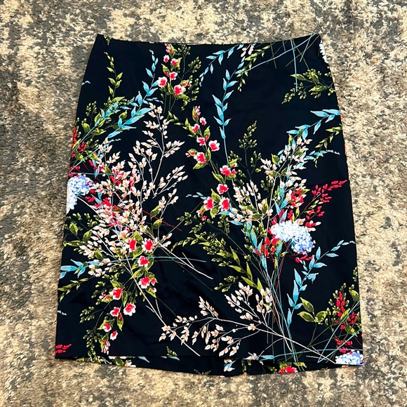 Talbots | Skirts | Talbots Floral Skirt | Poshmark